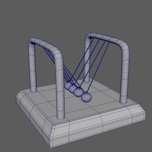 3D file Table Pendulum Newton Balls 🧸 ・Model to download and 3D print・Cults