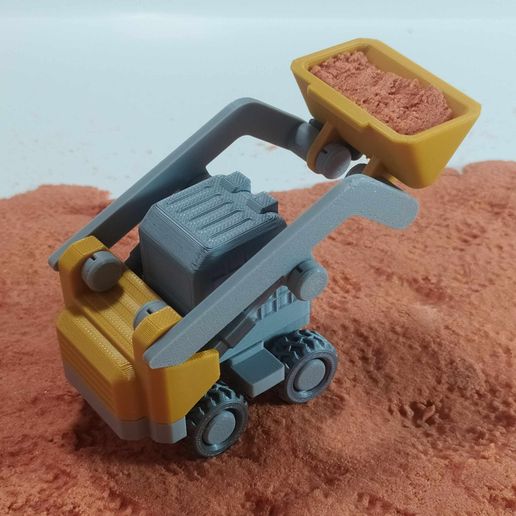 3D file MINI LOADER-POINT-TURN LOADER 🚗 ・3D print design to download・Cults