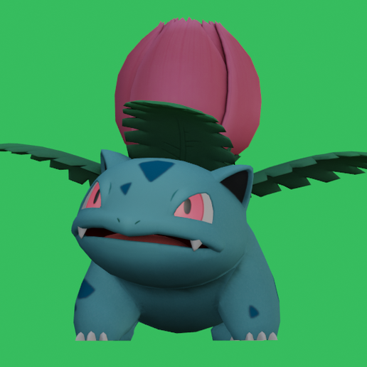 STL file Ivysaur Pokemon Model (LookAround) 🐉 (OBJ)・3D print model to ...