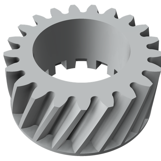 Archivo STL Engranaje recto 21 dientes ⚙️ ・Modelo de impresora 3D para ...