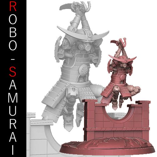🗡️ Robo Samurai Mk 9・Free STL File for 3D printing・Cults