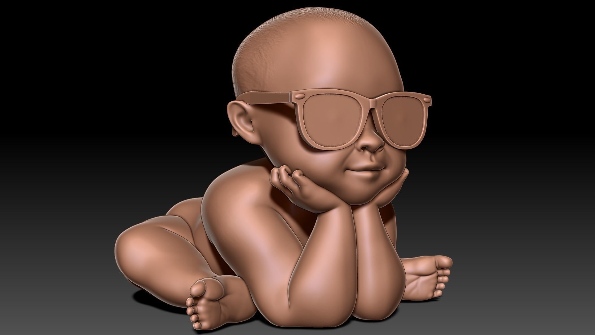 Fichier STL Modèle 3d de bébé・Modèle à télécharger et à imprimer en 3D・Cults