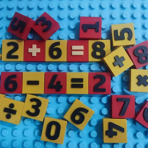 Free STL file Duplo Brick Simple Math 🧱 (3MF)・Model to download and 3D ...