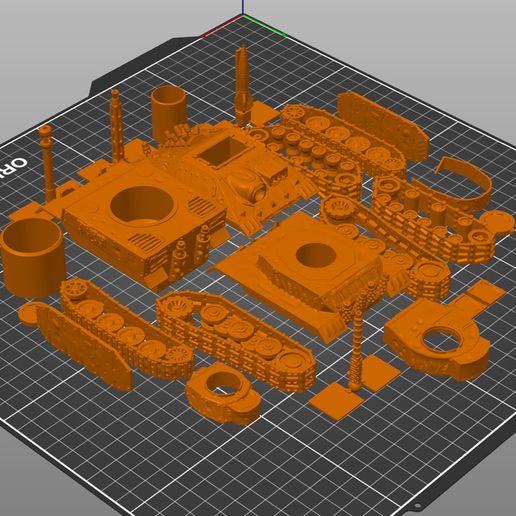 🪖 Orc Tank German Type・Free 3D File for 3D printing・Cults