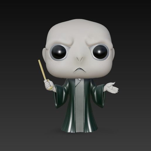🎨 Lord Voldemort Harry Potter funko pop Fan Art・ STL Datei für 3D-Druck ...