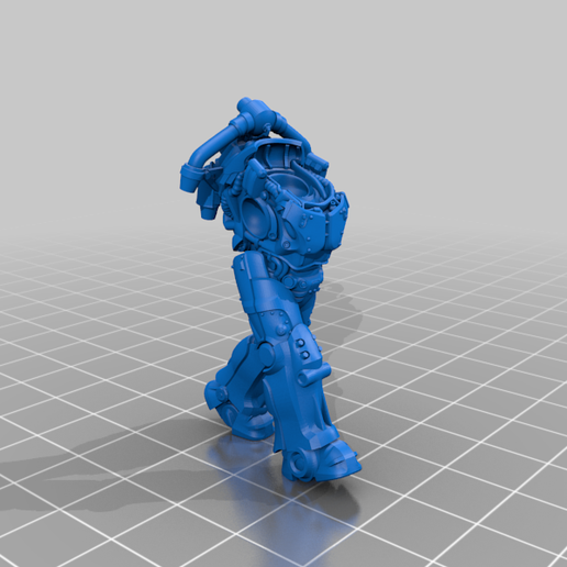 🔫 Fallout X-01 Power Armor Miniature Kit (No Weapons・Free 3D File for ...