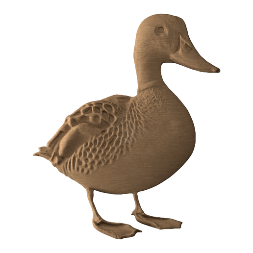 🦆 Duck Bird Relief – 3D STL Model・ 3D File for 3D printing・Cults