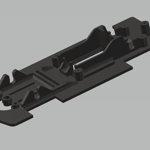🚗 Mitsubishi EVO VII 7, Scalextric, Slot Chassis・Fichier STL pour ...