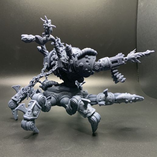 🕷️ Pestilence spider demon engine・ 3D File for ・Cults