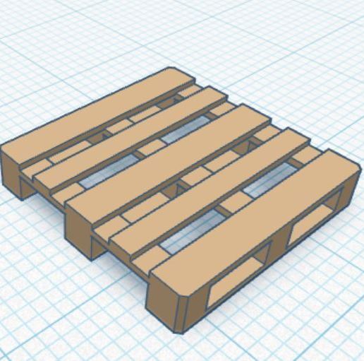 🌆 1:64 pallet・Free STL File for 3D printing・Cults