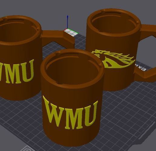 STL file WESTERN MICHIGAN UNIVERSITY KOOZIE WMU [PRIVATE] 🤠 (3MF)・3D ...