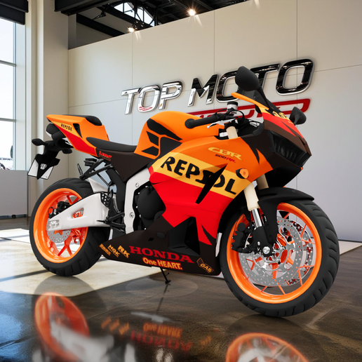 3D file CRB 600 RR Repsol 2013 🏍️ ・3D printing template to download・Cults