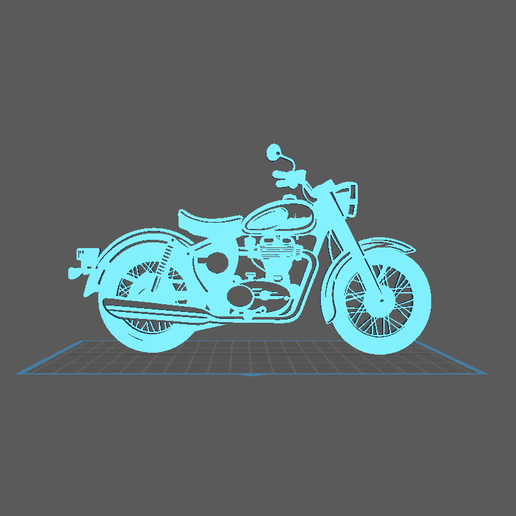 🏍️ Royal Enfield - Meteor・ STL File for 3D printing・Cults