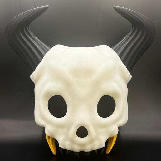 3MF file Halloween skull bone mask 🎃 ・Template to download and 3D print ...