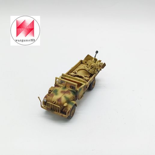 🇩🇪 Steyr 2000A with the 3cm Flak 38/103 Jaboschreck (Germany, WW2)・ 3D ...