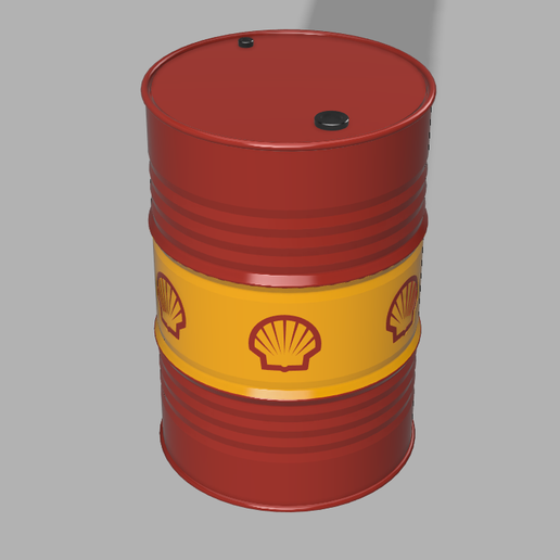 shell oil barrel