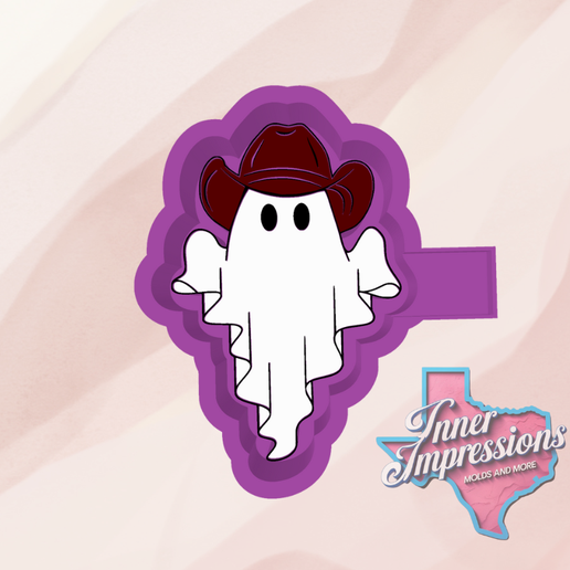 🤠 Cowboy Ghost Freshie Mold・ STL File for 3D printing・Cults