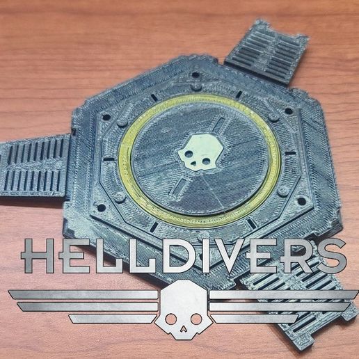 🦸 Helldivers2 - pod coaster・ STL File for 3D printing・Cults