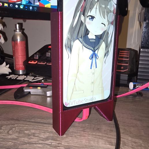 STL file iphone 12 pro max vertical phone stand vtuber 📱 ・3D print ...