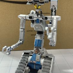 3D printable Short Circuit Johnny 5 Remix • made with Mars Elegoo 3 Pro ...