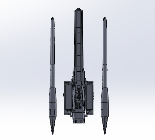 ️ Imperial Augusburg with Shieldship (1:3000&1:8000) In the LoGH・ STL ...