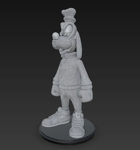 🗿 Goofy Inspired Modern Streetwear Figurine・ STL File for 3D printing・Cults