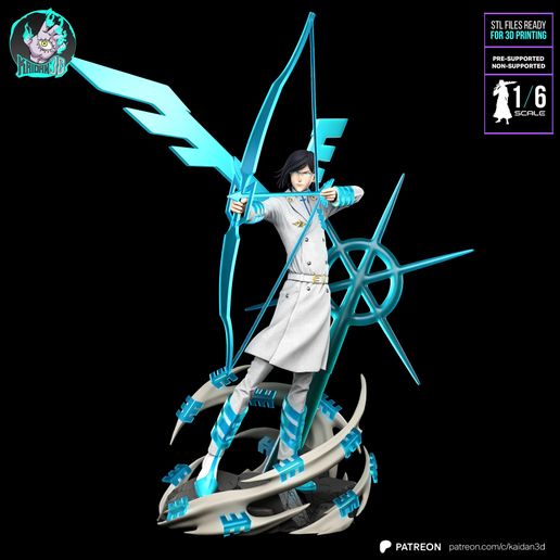 🎨 Uryu Ishida (Vollstanding Form) BLEACH TYBW - STL ready for 3D ...