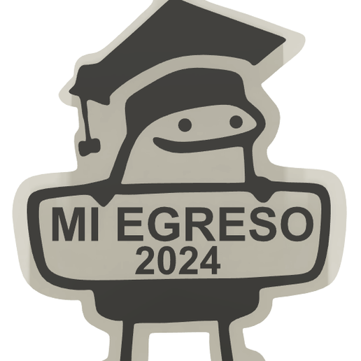 Archivo STL gratis Llavero Deformito Graduado 🔑 (3MF)・Modelo imprimible ...