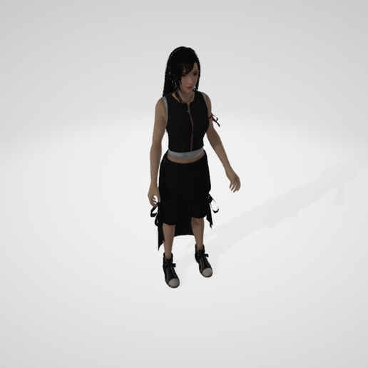 🎨 Tifa Lockhart from Final Fantasy 3D model・ STL File for 3D printing・Cults