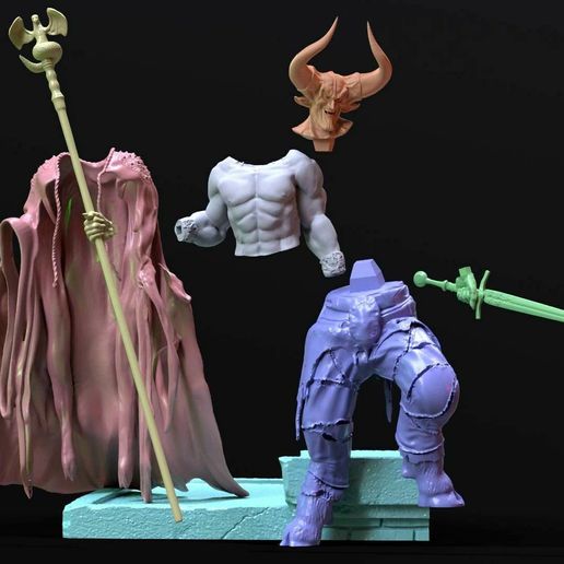 😈 Lord of Darkness statue from Legend High-quality・ 3D File for 3D ...