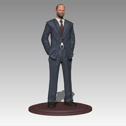 STL file Jason Statham as deckard shaw from fast and furious and the ...