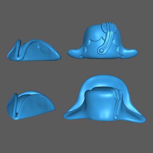 🎩 French Hats・Free STL File for 3D printing・Cults