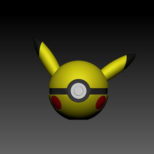 how to draw pikachu ball