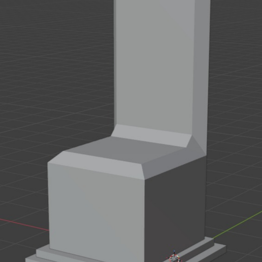 👤 Bevelled Backdrop Plinth・ STL File for 3D printing・Cults