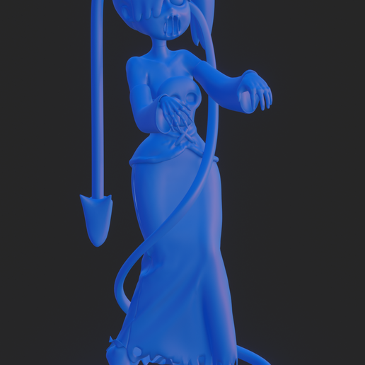 STL file zombie girl - squiggly 🧟 ・3D print design to download・Cults