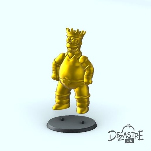 STL file GOLDEN HOMER - GOLDEN HOMER 👾 ・3D printing model to download・Cults
