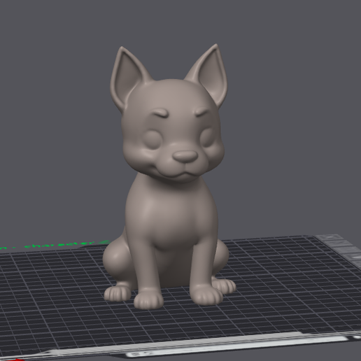 STL file Dog : cute and sitting 🐕 ・3D printing design to download・Cults
