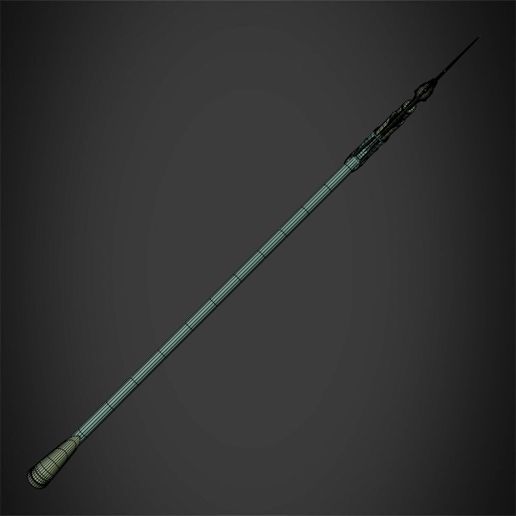 🦸 Loki Chitauri Scepter Full Height for Cosplay・ STL File for 3D ...