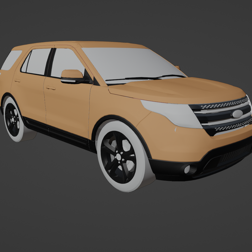 🚙 Ford Explorer Limited 2013・ STL File for ・Cults