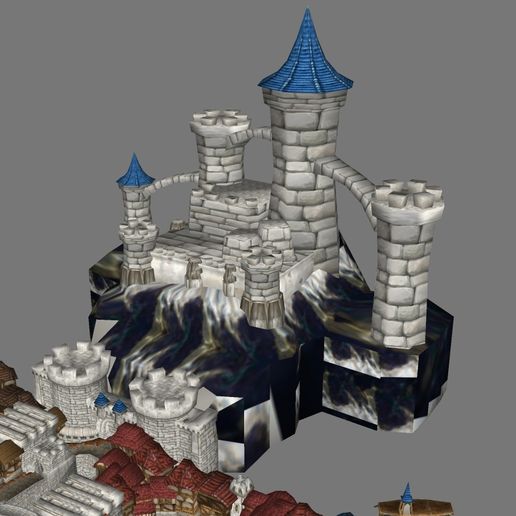 🤴 Stormwind - Wrath of The Lich King・ STL File for 3D printing・Cults