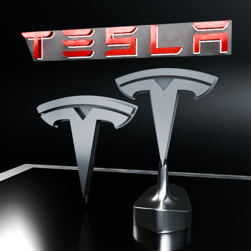 🟢 TESLA Car SUV Logo Emblem Badge Sign Crest Symbol Mark Insignia・Free ...