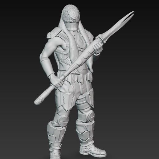 🌆 stargate atlantis figure wraith warrior・ STL File for 3D printing・Cults