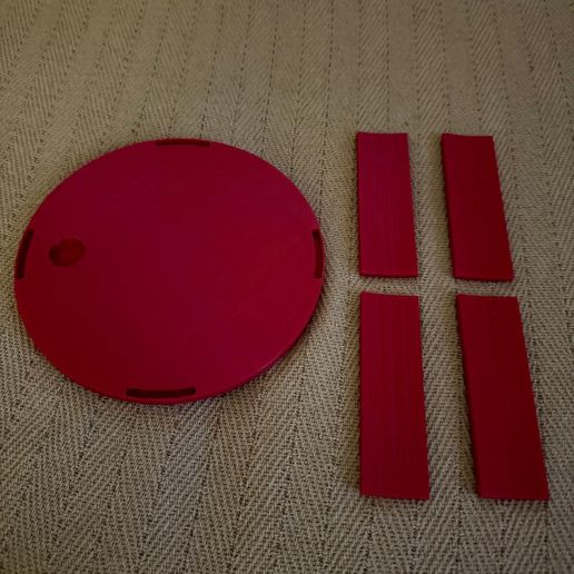 🪑 Mini Round Table – 3D Printable Dollhouse Furniture・Free 3D File for ...