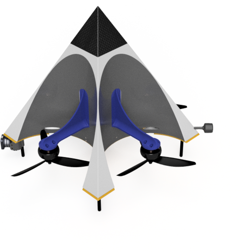 🛸 Pyramid Quadcopter Drone・Free 3D File for 3D printing・Cults
