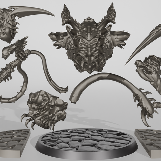 🐛 HIVE TYRANT BUG | 3D PRINTABLE FIGURINE・ 3D File for 3D printing・Cults