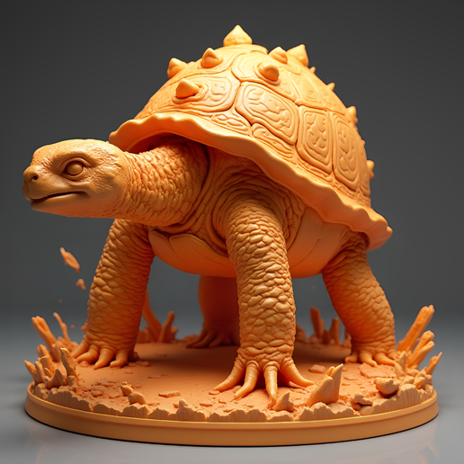 🎲 Spiked Carapace Beast - 28-32mm Scale・Free STL File for 3D printing・Cults