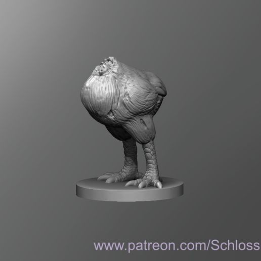 🧟 Zombie Chicken・Free STL File for ・Cults