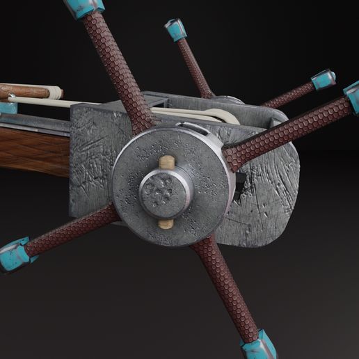 🦸 Dwarf Fantasy Ballista "Stonecrusher" DND・ STL File for 3D printing・Cults
