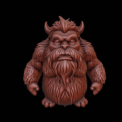 👤 Yeti Beast Bust・Arquivo 3D para Impressão 3D・Cults