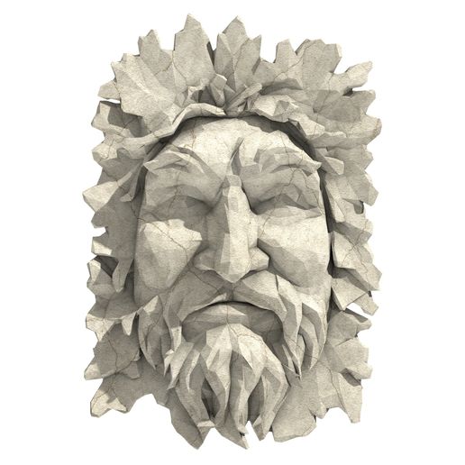 👨 Green Man Low Poly・ STL File for 3D printing・Cults